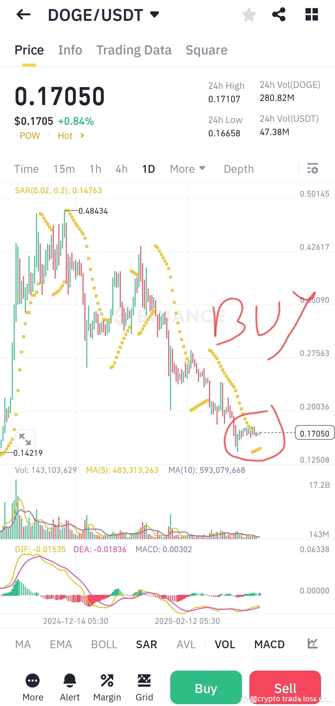 heyy guys are you interested $DOGE coin. current price - | crypto trade ...