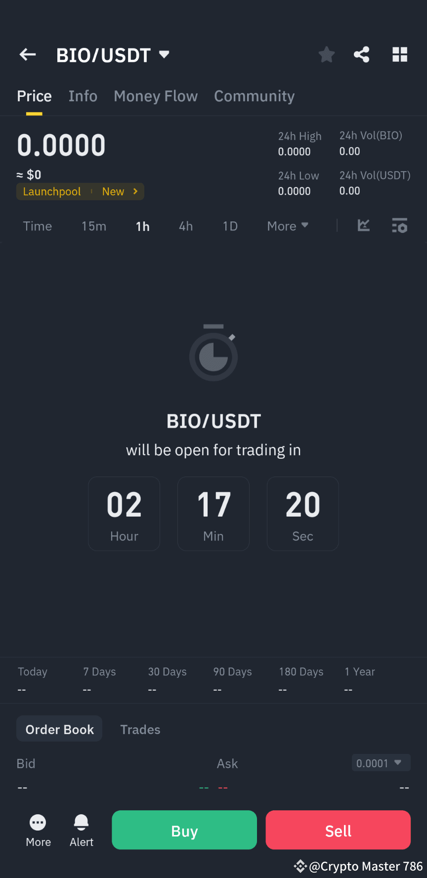 🚀The cryptocurrency token BIO is set to launch in 2 hours a | Crypto ...