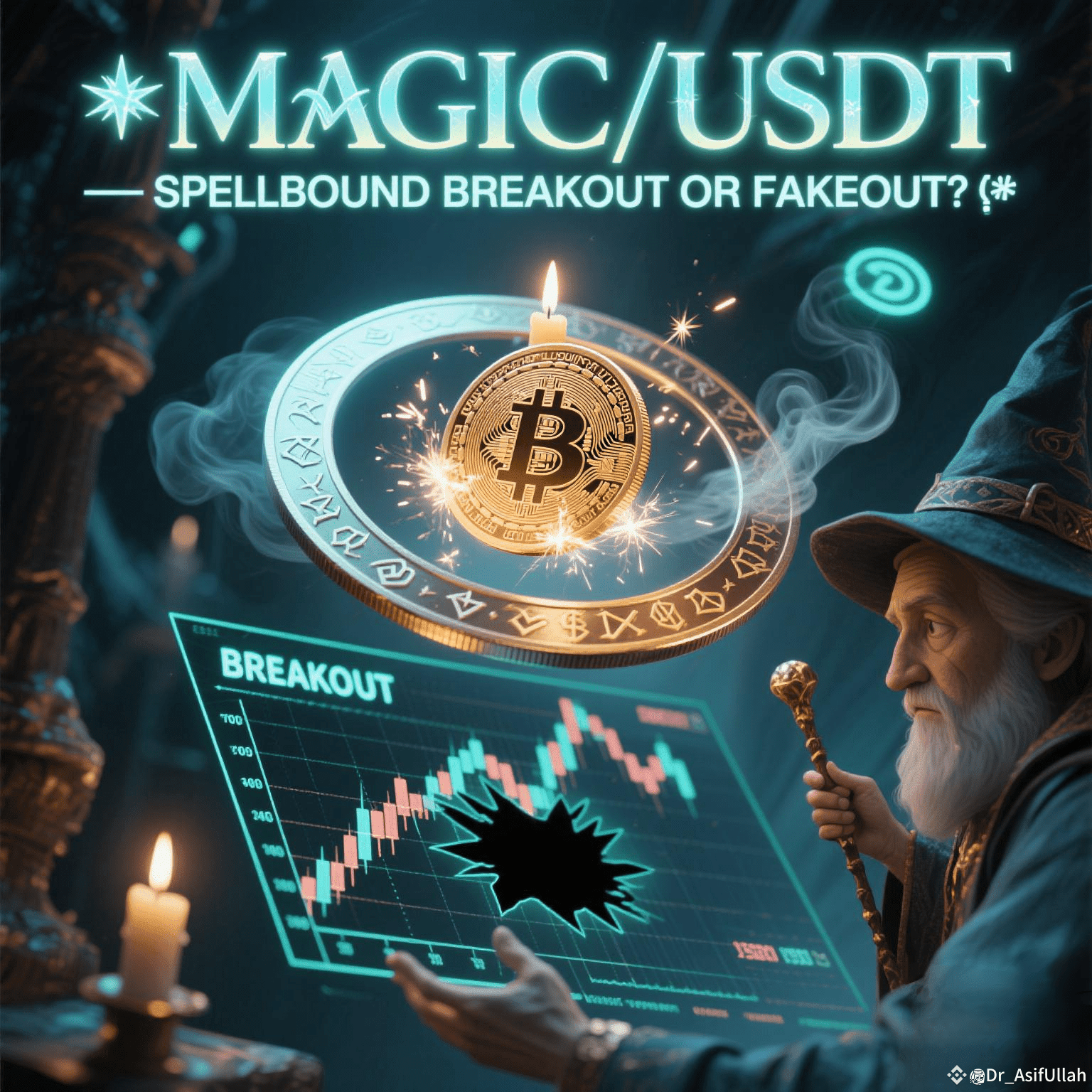 $MAGIC MAGIC/USDT – SPELLBOUND BREAKOUT OR FAKEOUT? Pri | Dr_AsifUllah on Binance Square