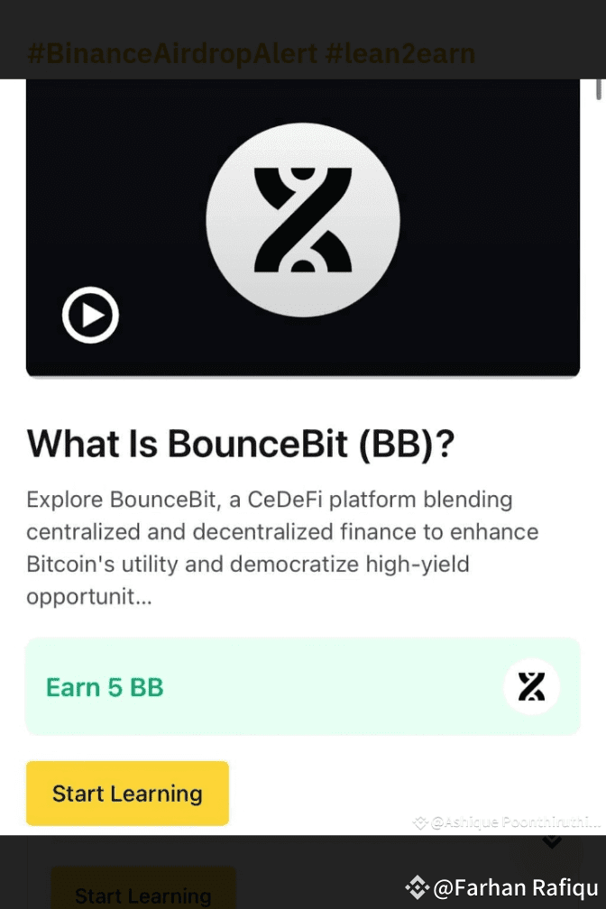 #GeopoliticalImpactOnBTC Guys don't miss the BounceBit (BB) | Samia Hurb 860159447 on Binance Square