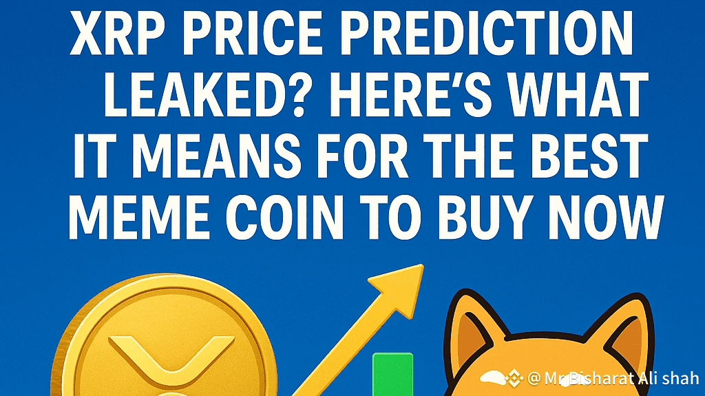 🚨 XRP Price Prediction Leaked? Here's What It Means for the Best Meme ...