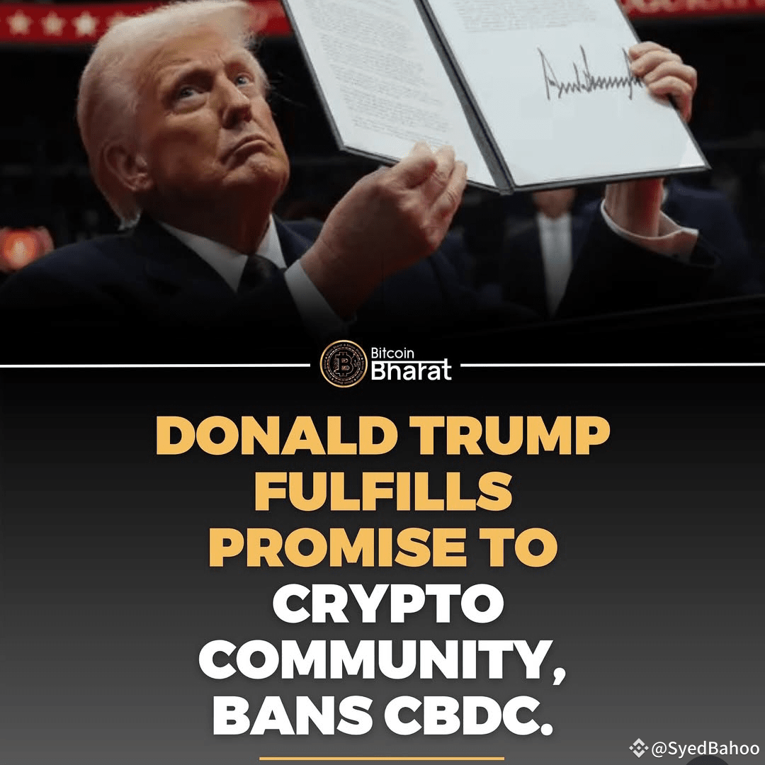$ETH DONALD TRUMP FULFILLS PROMISE TO CRYPTO COMMUNITY, BANS ...