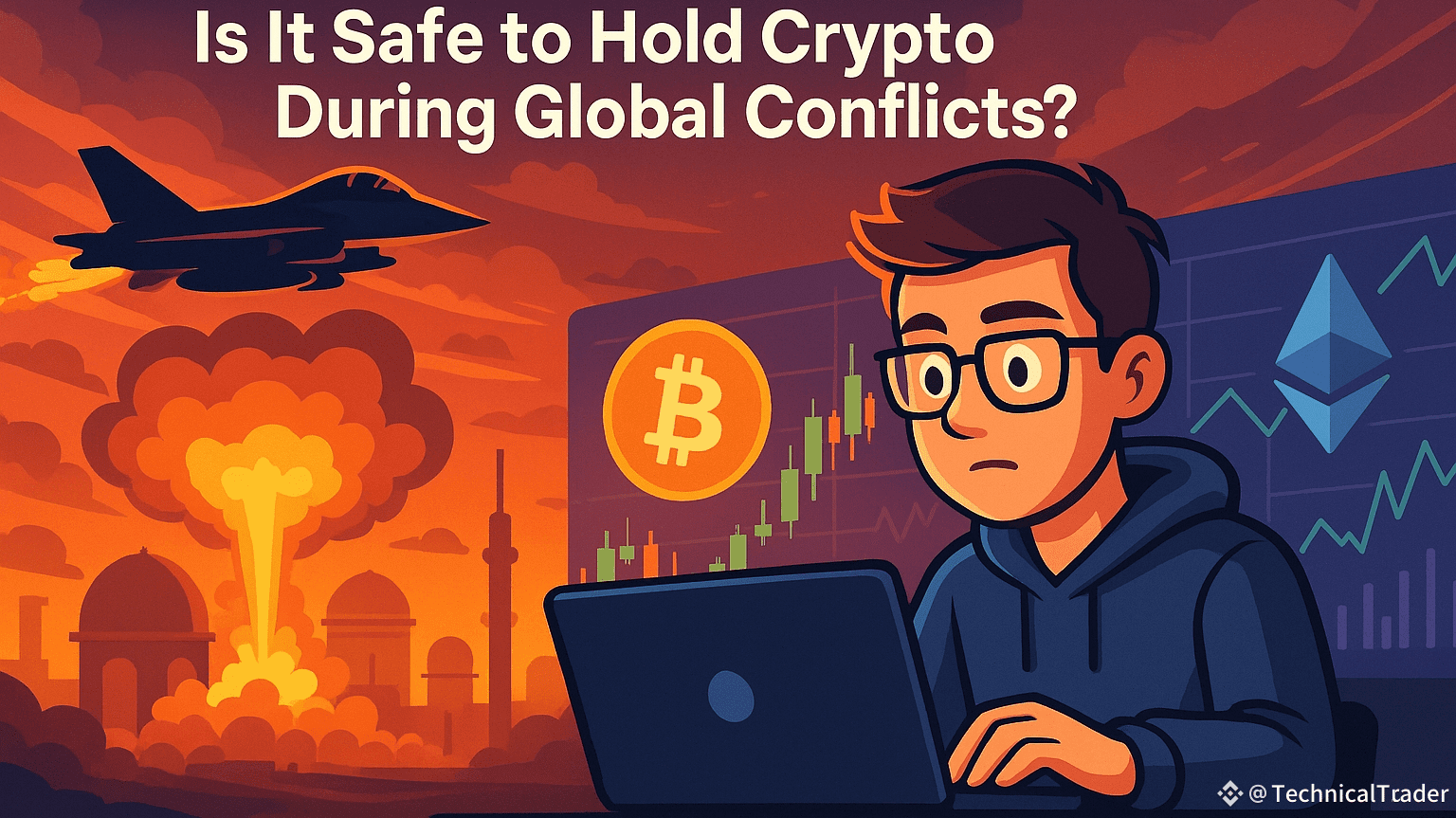Is It Safe to Hold Crypto During Global Conflicts?🤔 | TechnicalTrader ...