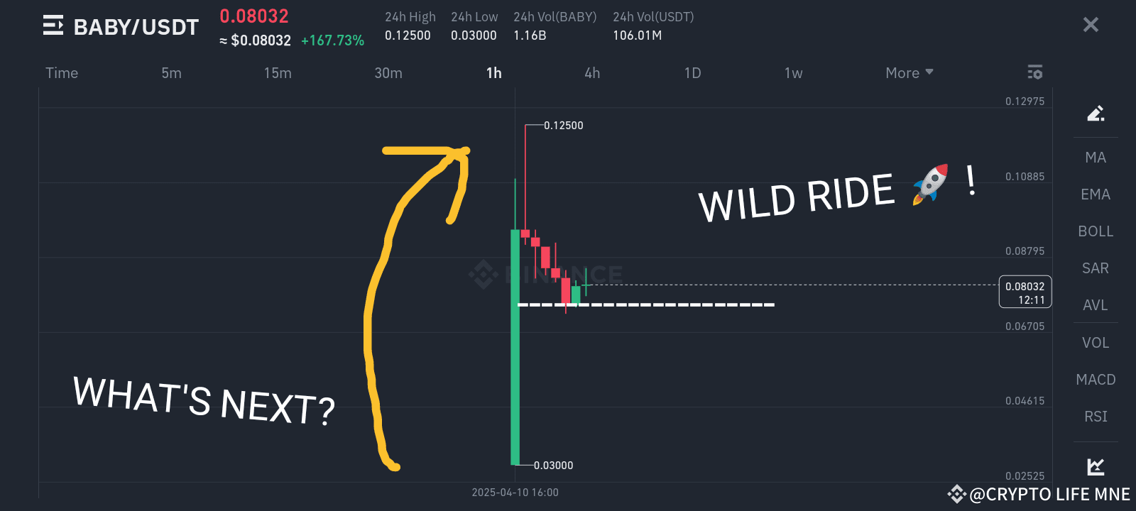 🚀🎢 $BABY 's Wild Ride: From Moon to Earth And Now Again Fo | CRYPTO ...
