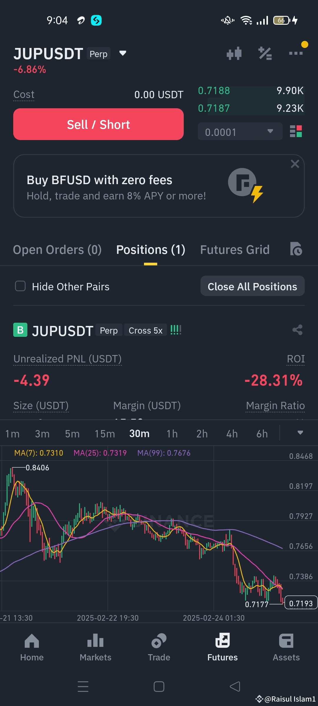 Everybody please suggest me hold or close?😥 My future entry | Raisul Islam1 on Binance Square