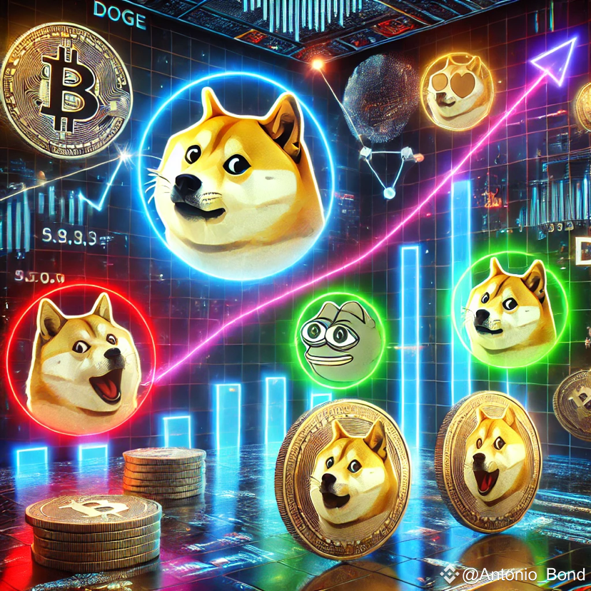 Meme coins such as Dogecoin (DOGE), Shiba Inu (SHIB), PEPE, | Antonio ...