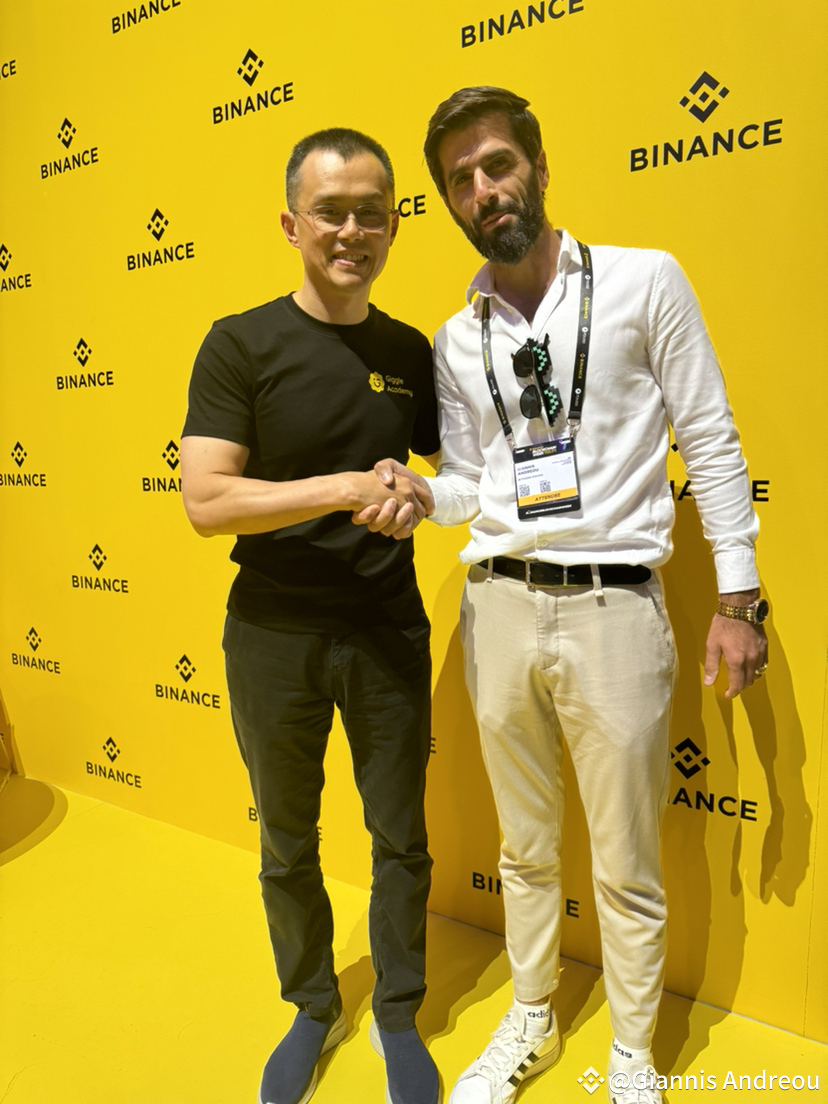 Nice seeing you again CZ #BinanceBlockchainWeek $BTC | Giannis Andreou ...
