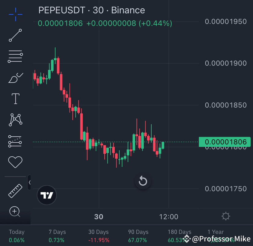 $PEPE Building a Strong Foundation: Support Levels Holding | Professor ...