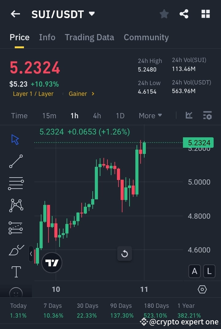 $SUI /USDT Trading Signal - Bullish Momentum Picking Up 💯 | crypto expert one on Binance Square
