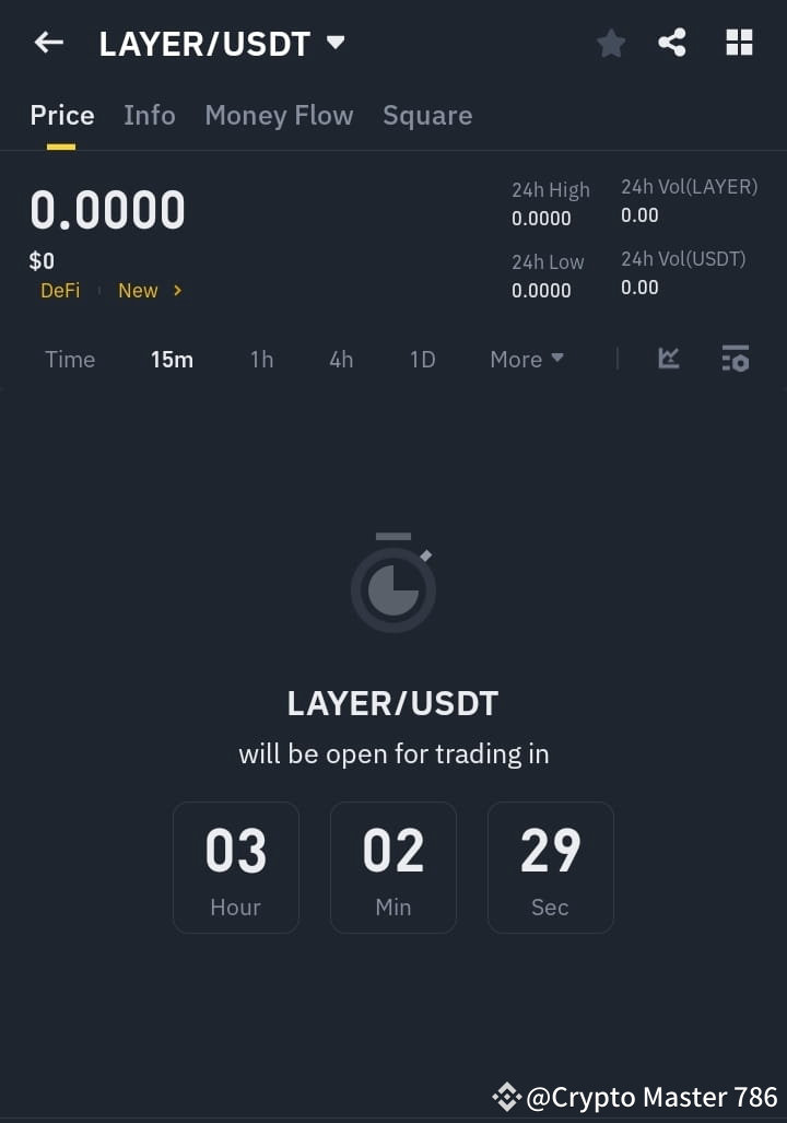 $LAYER /USDT New Token List On Binance! 🔥💯 Binance List N | Crypto Master 786 on Binance Square