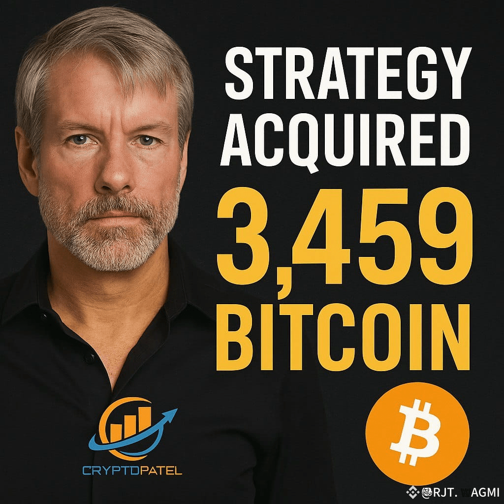 🚨 JUST IN: MicroStrategy Acquired another 3,459 #Bitcoin wo | RJT_WAGMI on Binance Square