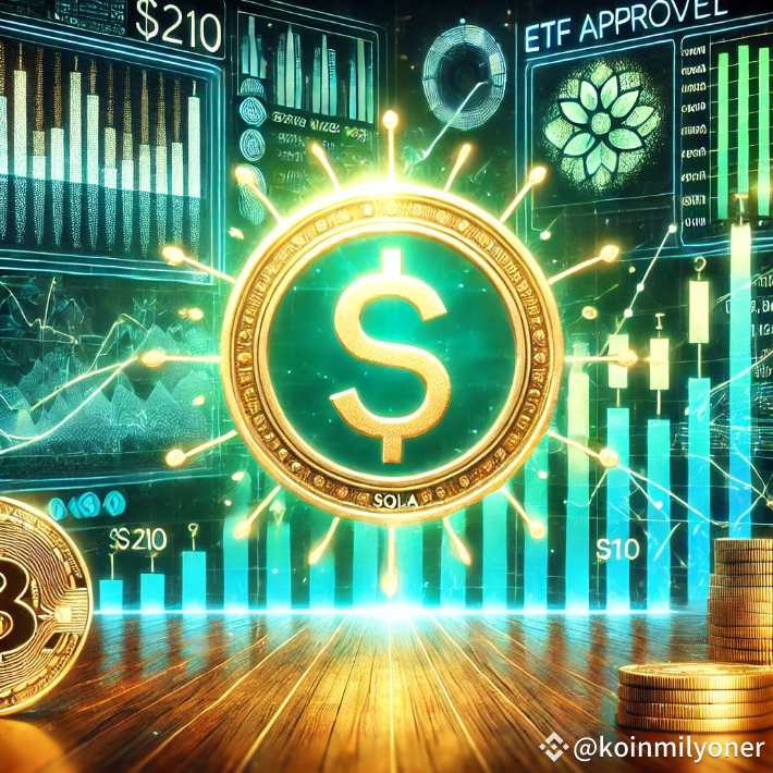 Solana Nears $210, ETF Approval Hopes Boost Crypto Market C | koinmilyoner on Binance Square