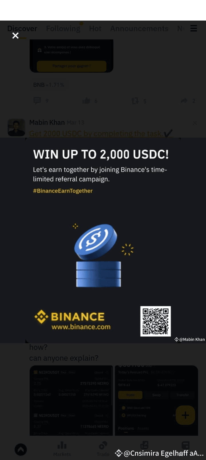 click to win sample : click here bruda 🤫 | Marouane Errouissi on Binance Square