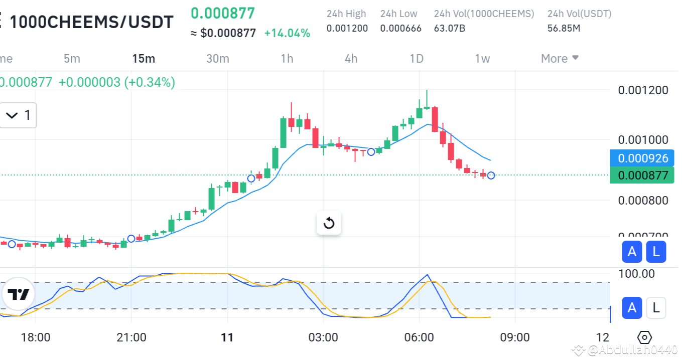 🚨🔥 $1000CHEEMS /USDT – BIG MOVE INCOMING! WATCH CLOSELY! | Abdullah0440 on Binance Square