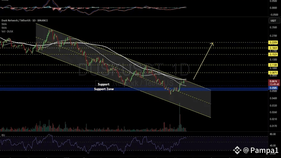 DUSK in Deep Accumulation—Poised to Pop Over 100%?!” 🔺 | Pampa1 on Binance Square