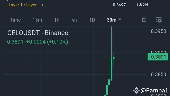 🚀 CELO/USDT – Bullish Breakout Alert – Eyes on $0.41+ 🔥 | Pampa1 on Binance Square