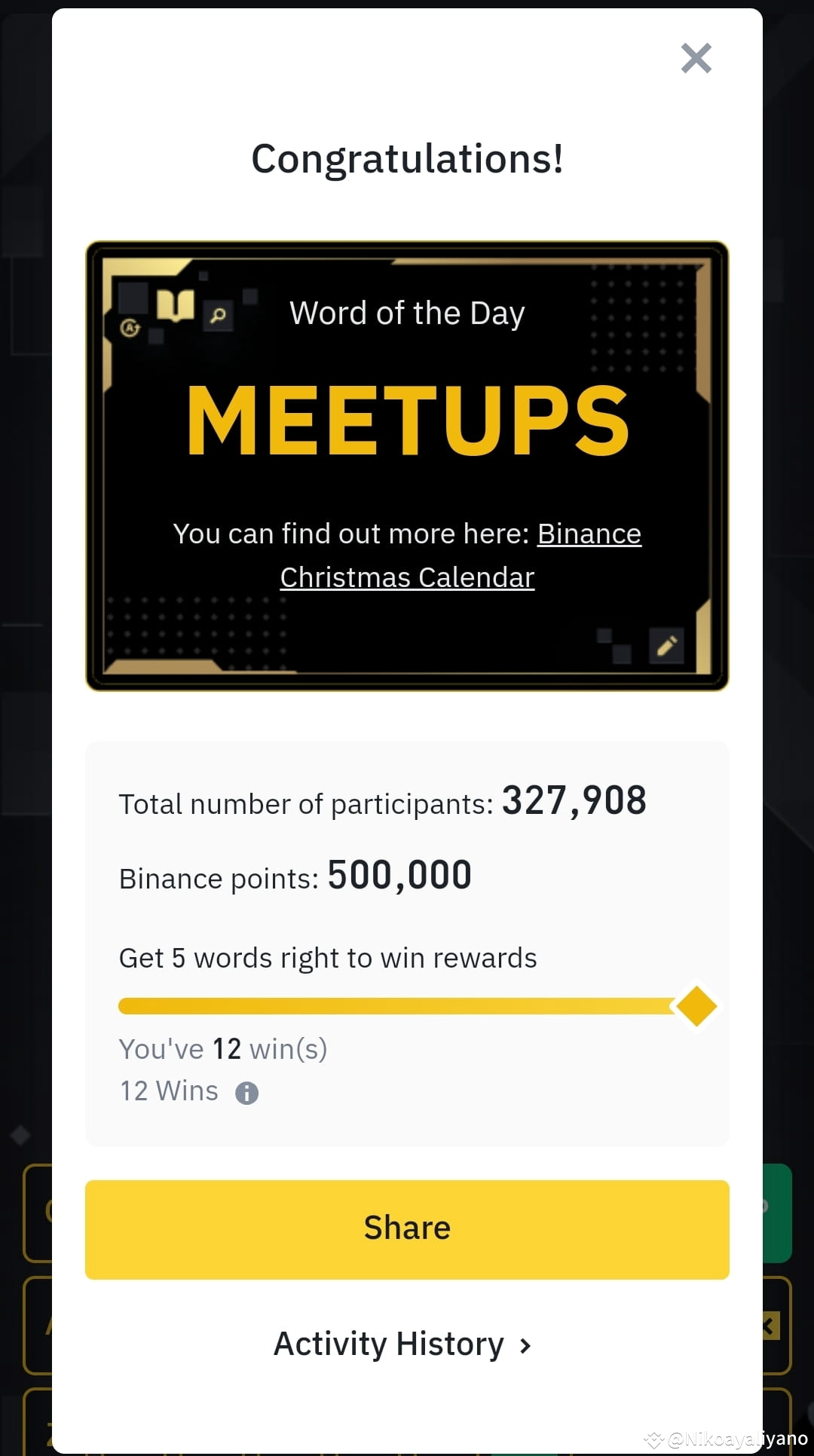 #BitwiseBitcoinETF Today my 6 digit word of the day correct ...