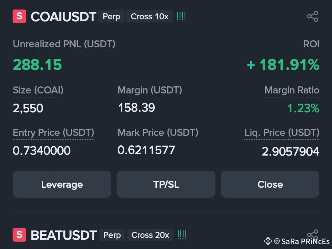 NOW YOU CAN SEE MY PNL .. SHORT TRADE on $COAI GIVING me MU | Trend ...