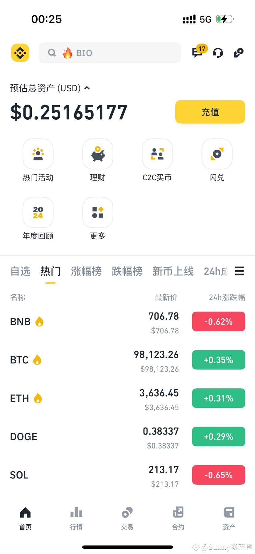 Pretty good, I've transferred all the coins from Binance, on | BTC ...