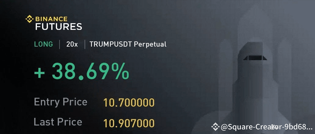 💱TRUMP/USDT ️LONG 💲Entry : - 10.700 - 10.500 ♻️Targets | Square-Creator ...