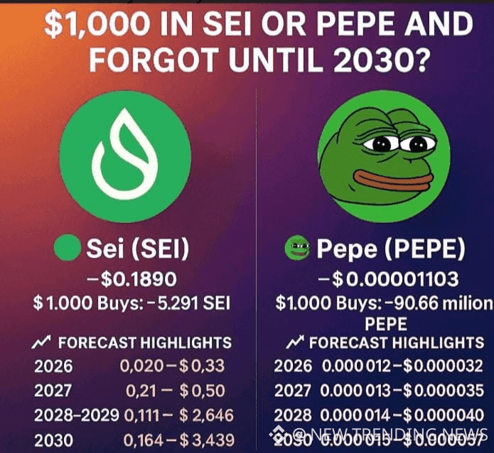 🔥💎 $SEI vs $PEPE Which Ride Will You Take? 💎🔥 📌 $PEPE: | NEW TRENDING ...