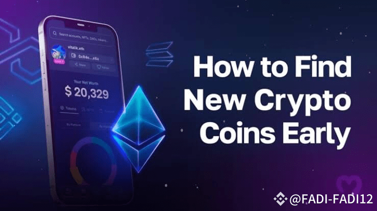 How to Find New Crypto Coins Early Finding new crypto coins | FADI-FADI12 on Binance Square