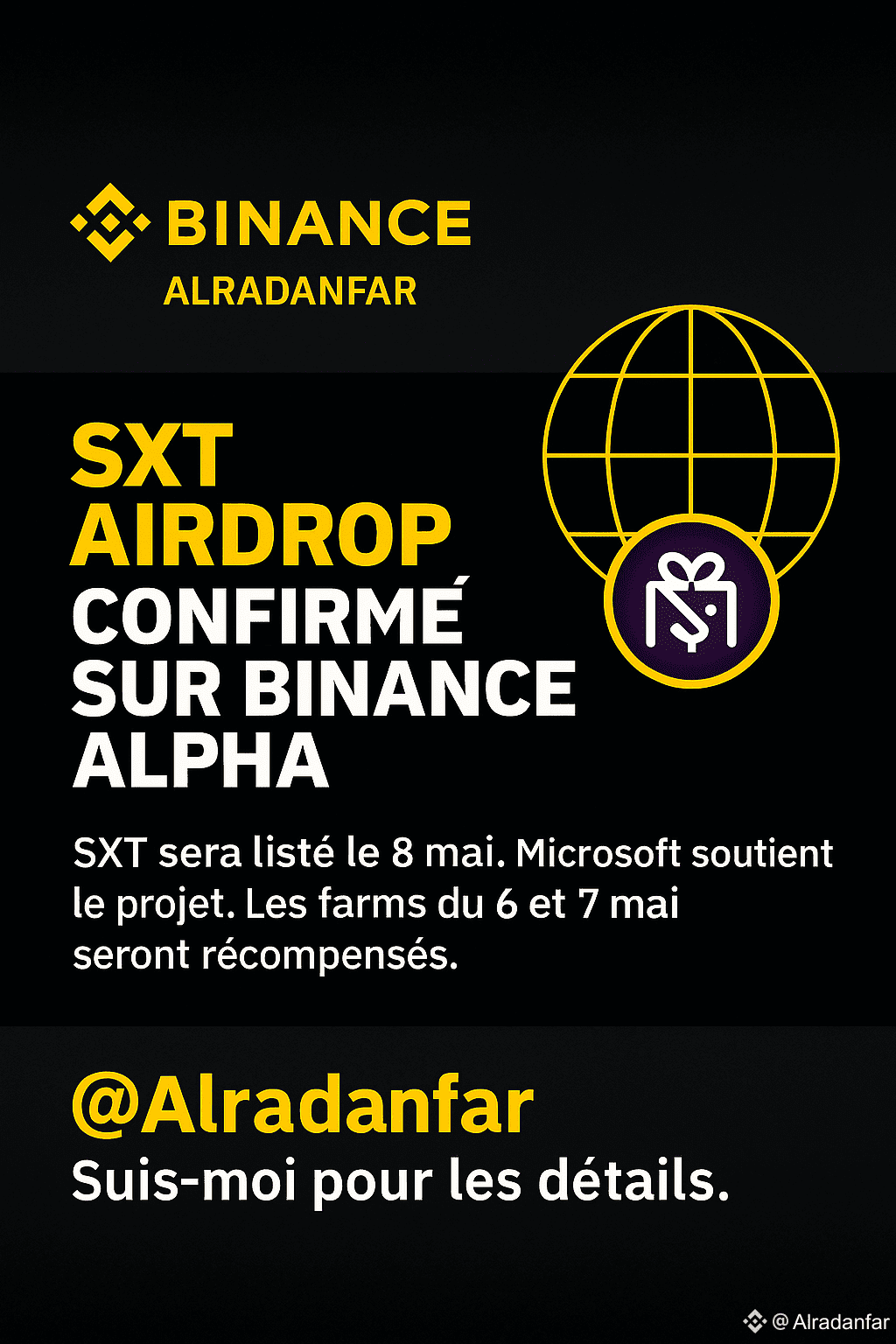 #BinanceAlphaAlert 🚨 EXCLUSIVE ALPHADROP REVEALED 🚨 I pro | Alradanfar on Binance Square