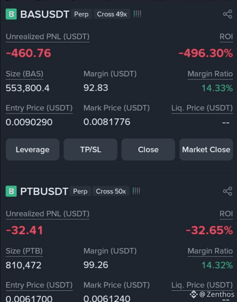 Guys $BAS and $PTB are downstairs 👎 Guys my these holdin | Zenthos on ...