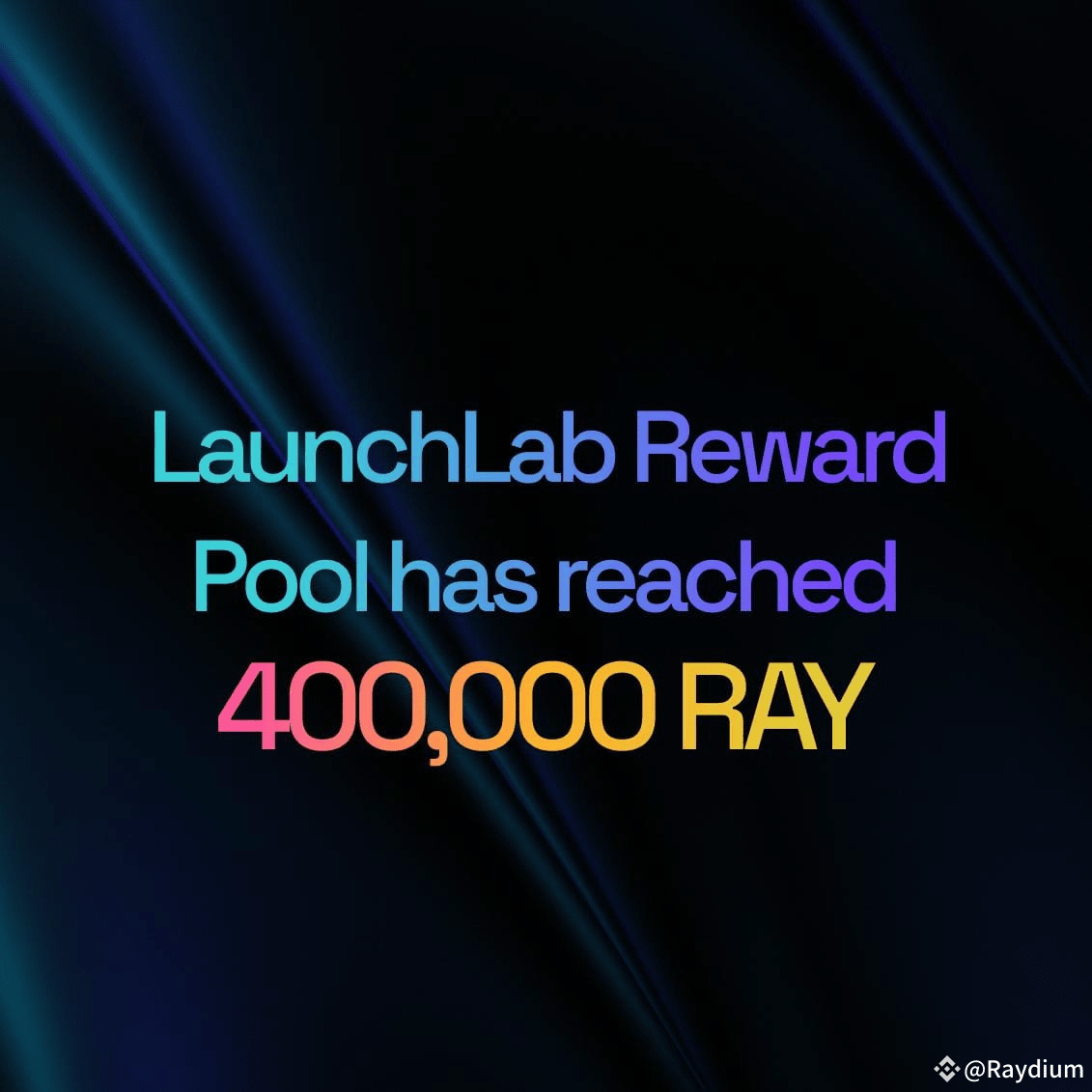 LAUNCHLAB REWARD POOL IS GROWING 🪂 Throughout the past 2 | Raydium on Binance Square