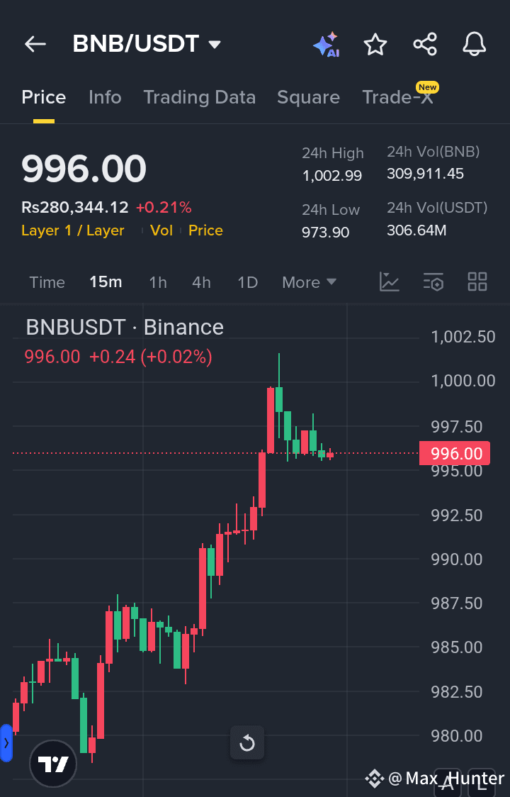 🚀🔥 $BNB Breaks the $1000 Barrier! 🔥🚀 The dream is now r | Max_Hunter on ...