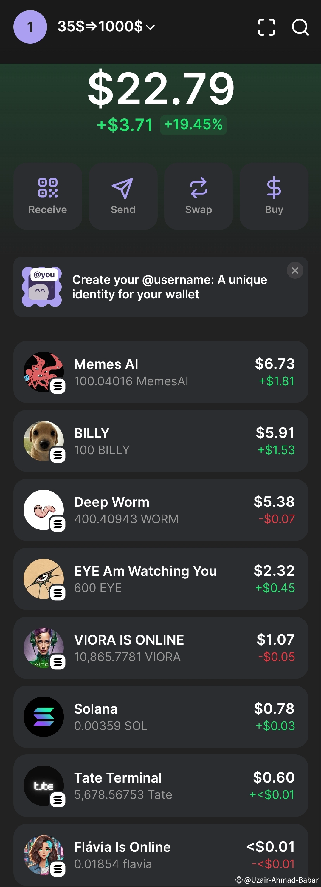 Now time to switch sol mem coins . free 💰 money. #soloname | Uzair ...