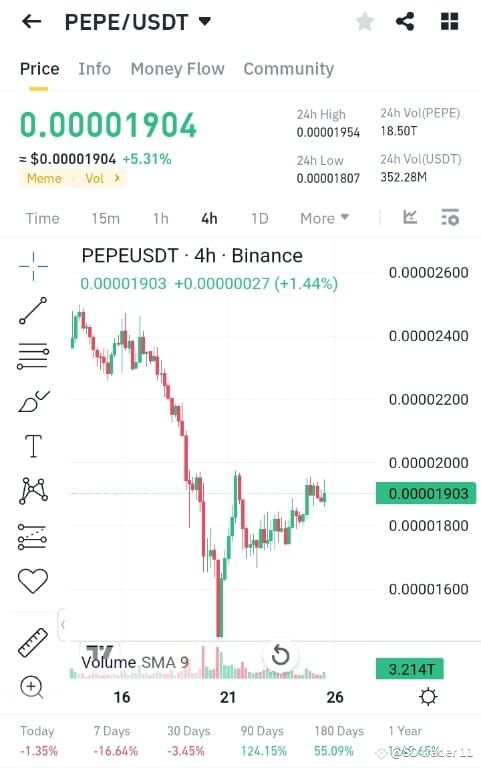 🐸 $PEPE /USDT Update – Meme Coin on the Rise! 🐸 💰 Price: | SD trader 11 on Binance Square