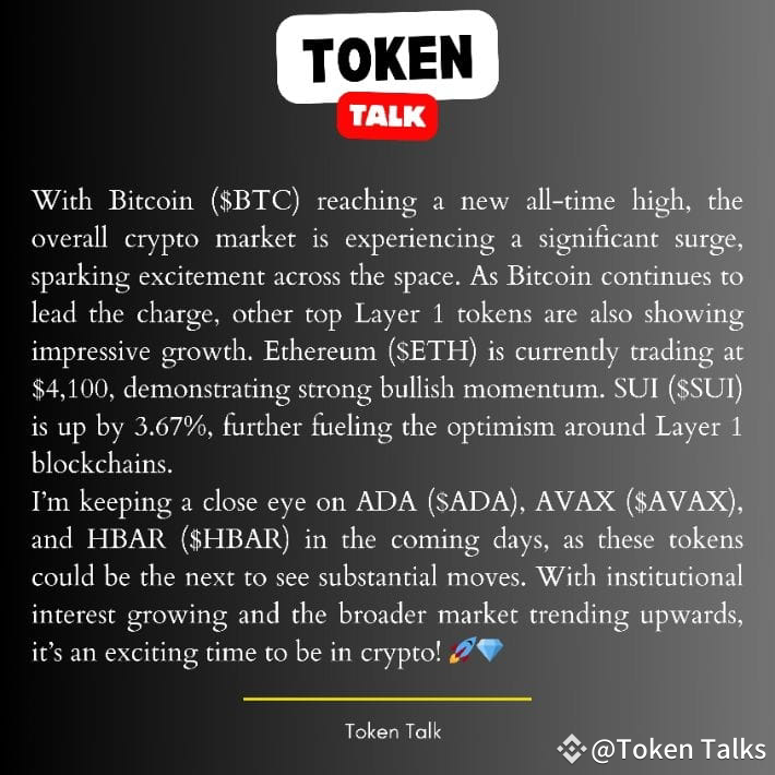 With Bitcoin $BTC reaching a new all-time high, the overall | Token ...