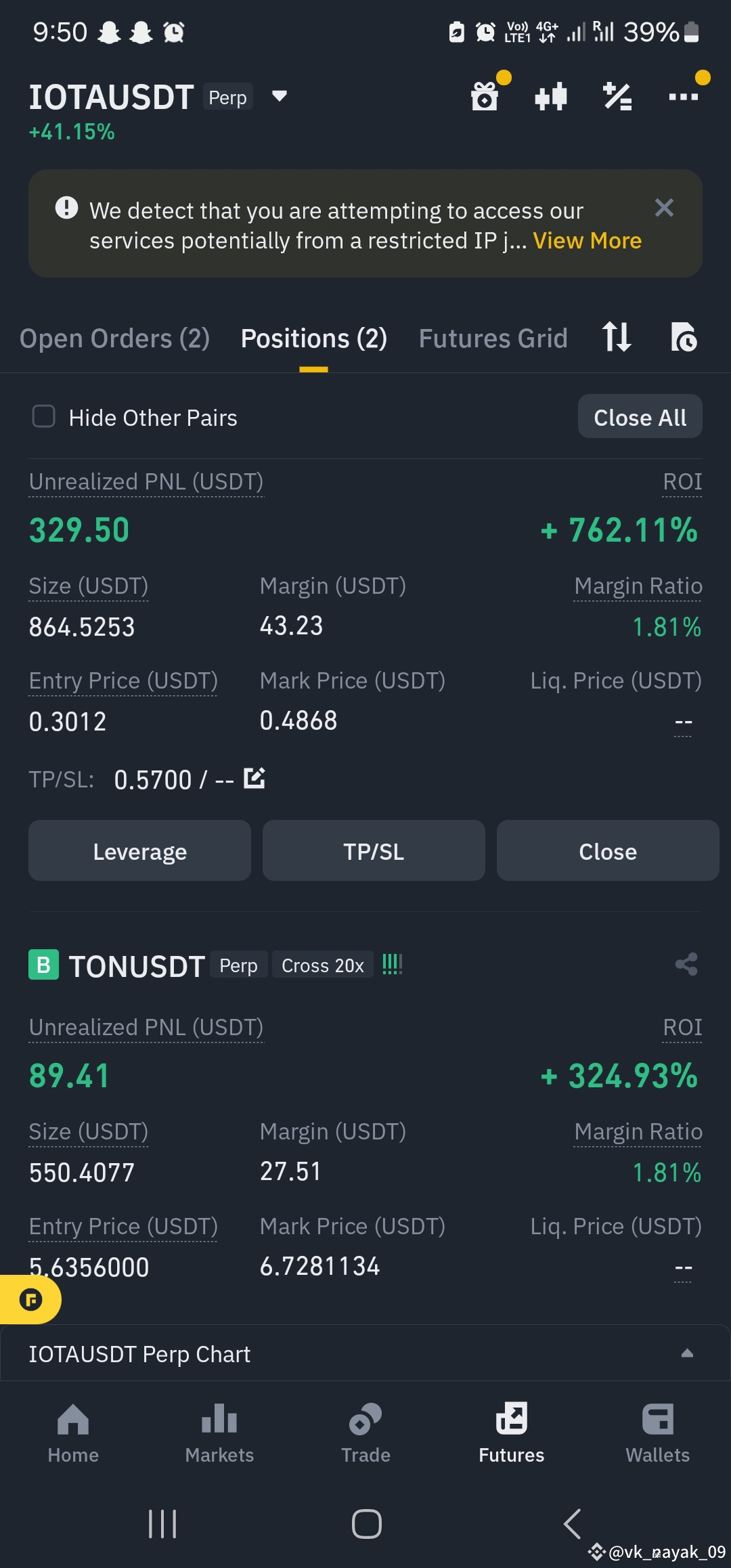 $IOTA well played 👏🏻 | vk_nayak_09 on Binance Square