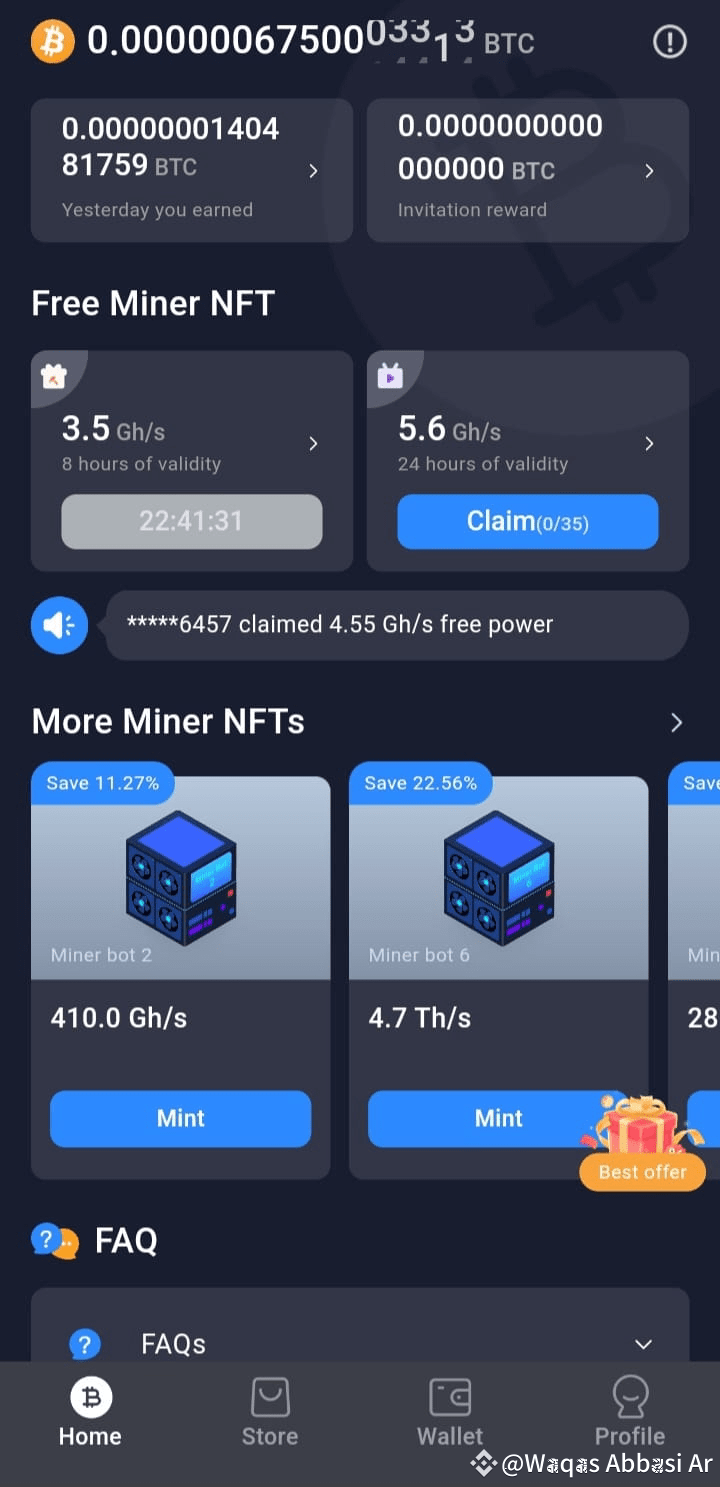 Download now and earn free BTC with me! My invitation code: | Waqas ...