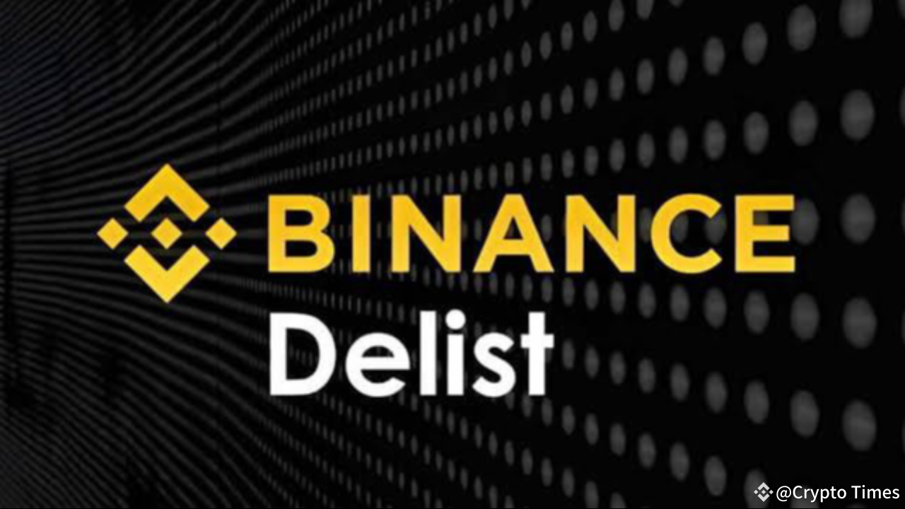 Delisting Alert: Binance to Remove Several Tokens | LIT BOSS on Binance ...