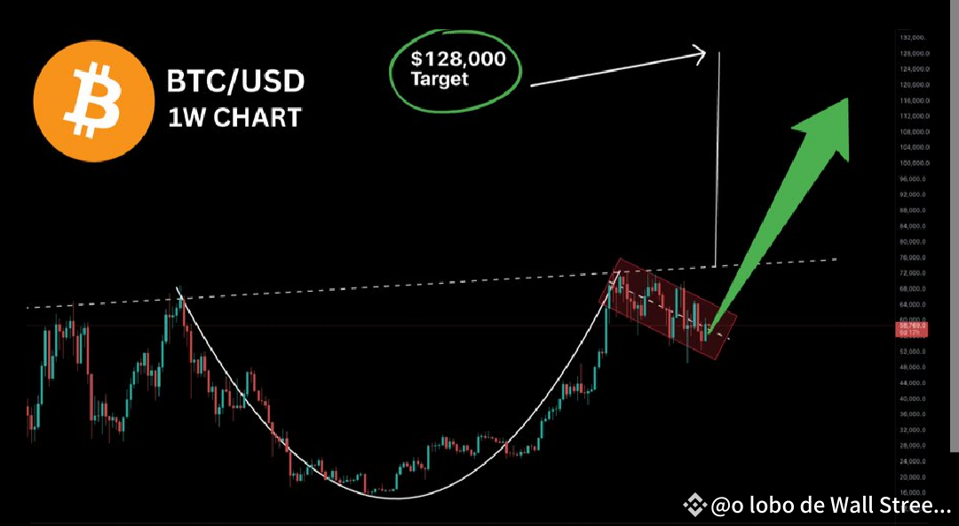 Bitcoin is in a 3-year cup and handle pattern that is waitin | o lobo ...