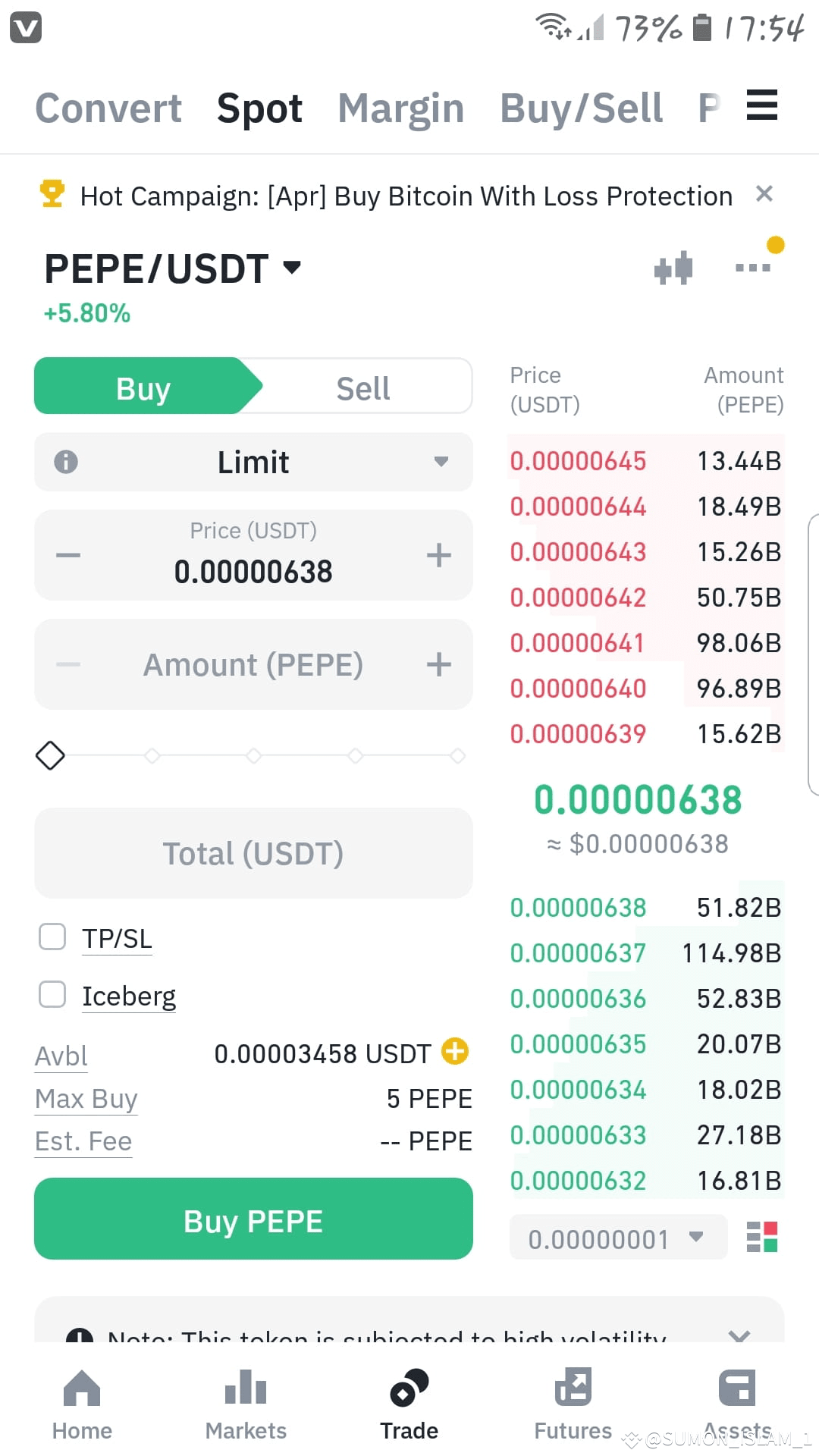 PEPE is going to moon . next big pump is coming soon . #Bina | SUMON ...