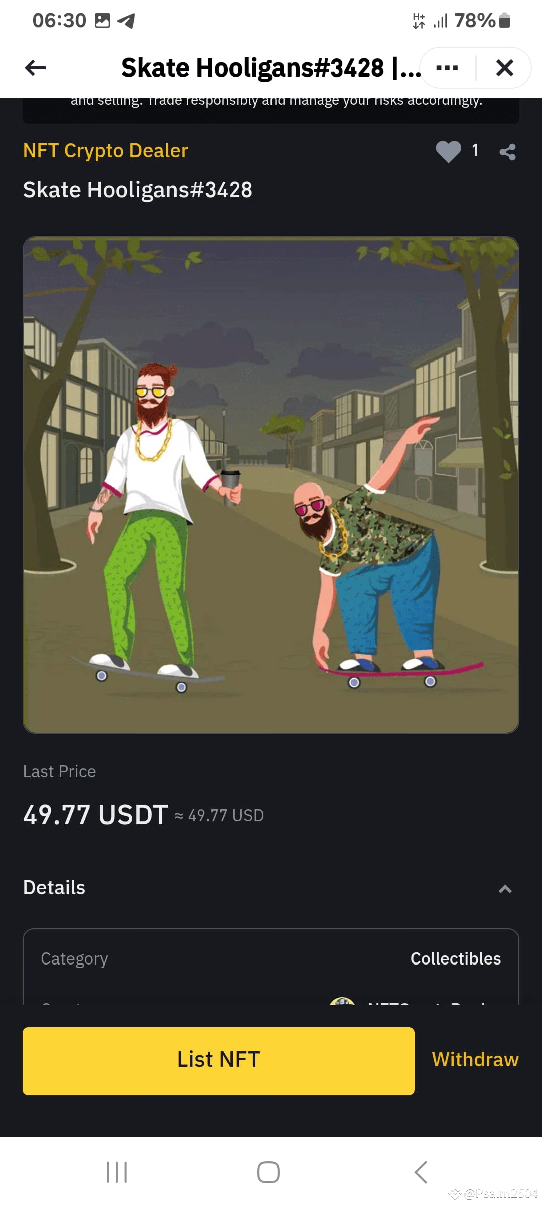 Selling NFT – Aussie Cowboy 2354 & Skate Hooligans 3428! | Psalm2504 on ...