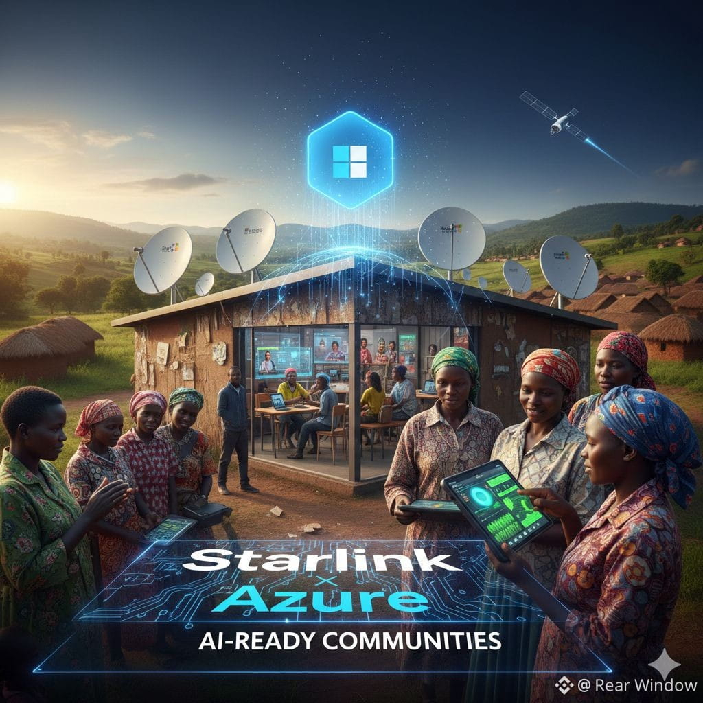 Microsoft & Starlink: Wiring the World for AI from Space | Rear Window ...