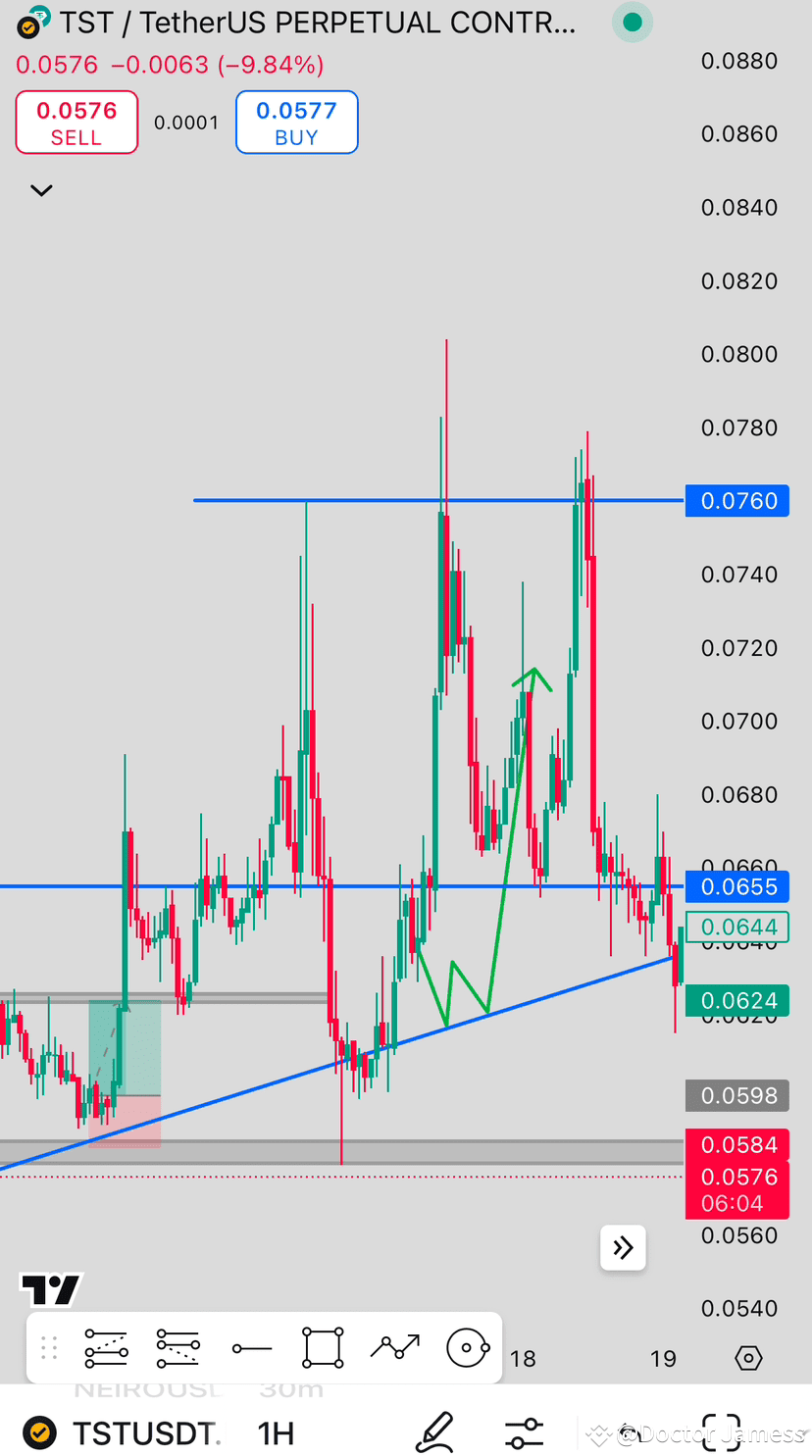 $TST USDT – Perfect Technical Reaction! 🚀 Another sharp mo | Doctor ...