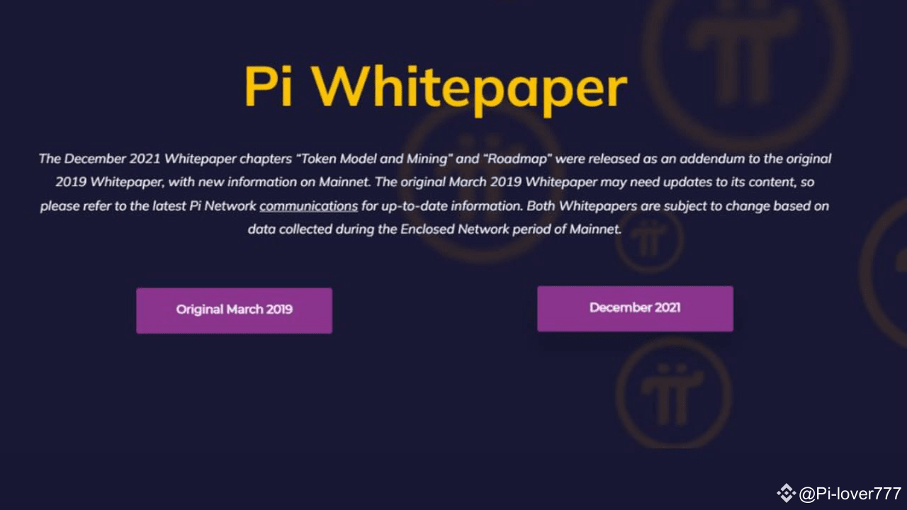Pi Whitepaper | Pi Network Part2 | Pi-lover777 on Binance Square