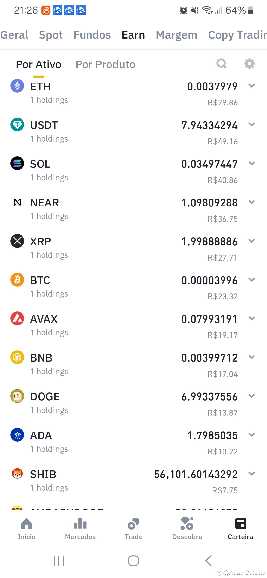 starting out in the crypto world, what do you think of my wa | Adao Galdino on Binance Square