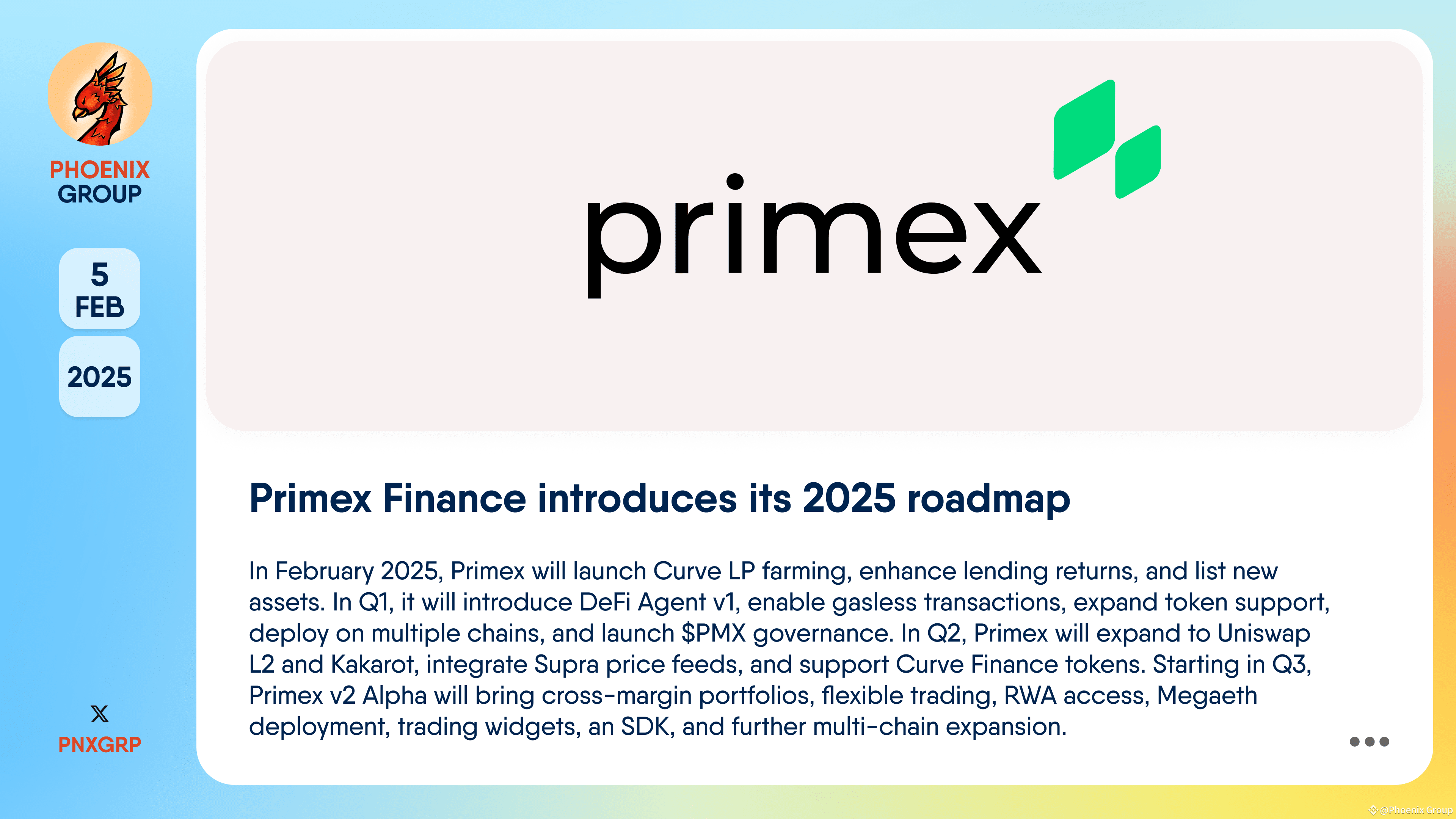 Primex Finance introduces its 2025 roadmap In February 202 | Phoenix ...
