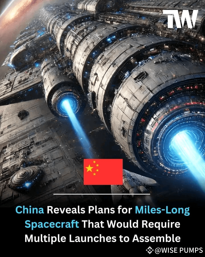 China Plans to Build a MILE LONG Spacecraft That Will Need M | WISE PUMPS on Binance Square