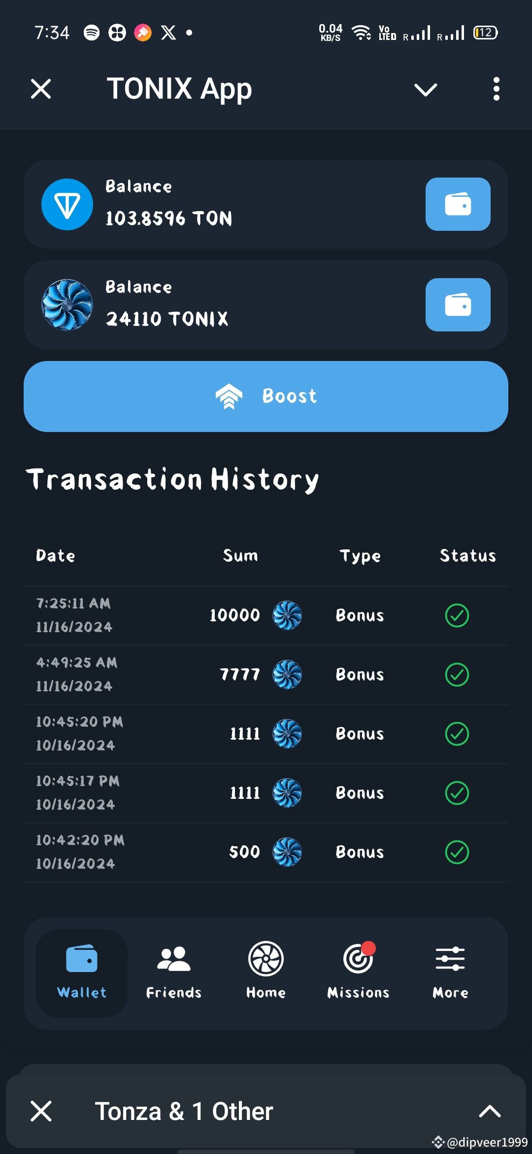 I have 103 $TON coins. I don't know how to withdraw form thi | dipveer1999 on Binance Square