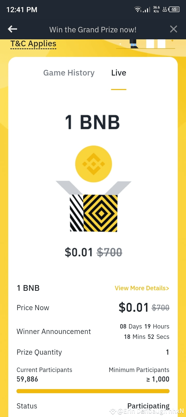 win the reward of one BNB . yes! you can also claim one BNB | Muhammad Anas 507 on Binance Square