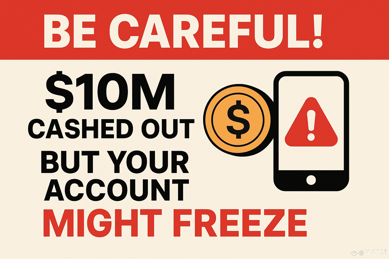 Be Careful When Cashing Out Millions in Crypto Turning a | M Ali 16 on ...
