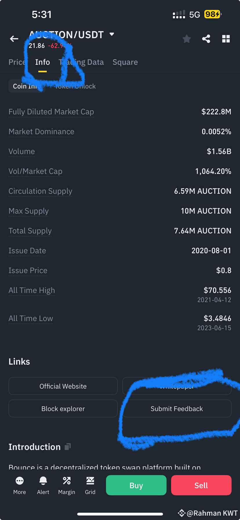$AUCTION guys go to info and submit your feedback use #deli | Power Of Redful on Binance Square