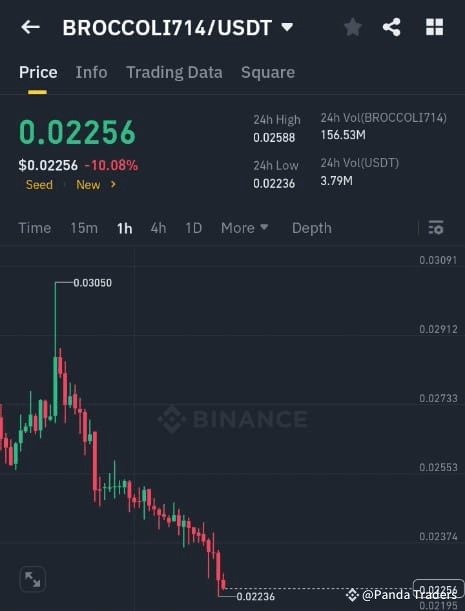 🚨 $BROCCOLI714 Token Price Plummets – What’s Next? 🚨 Th | Panda Traders ...